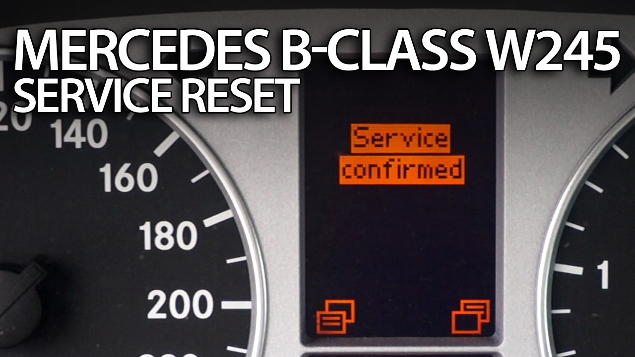 Mercedes W245 Service Reminder Reset Mr fix info Mercedes W245 Service Reminder Reset Mr fix info